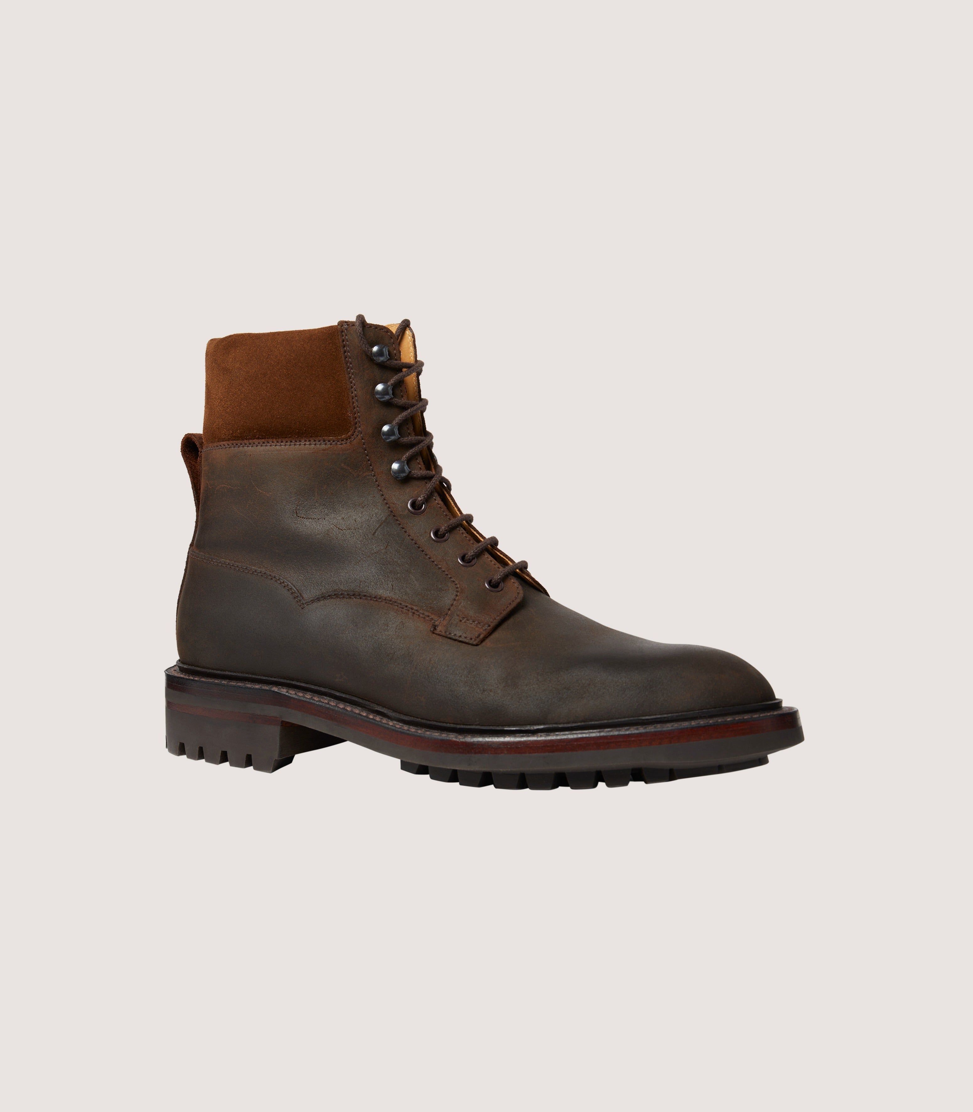 Purdey | Footwear | Women's Rough Out Nubuck Collared Boot With ...