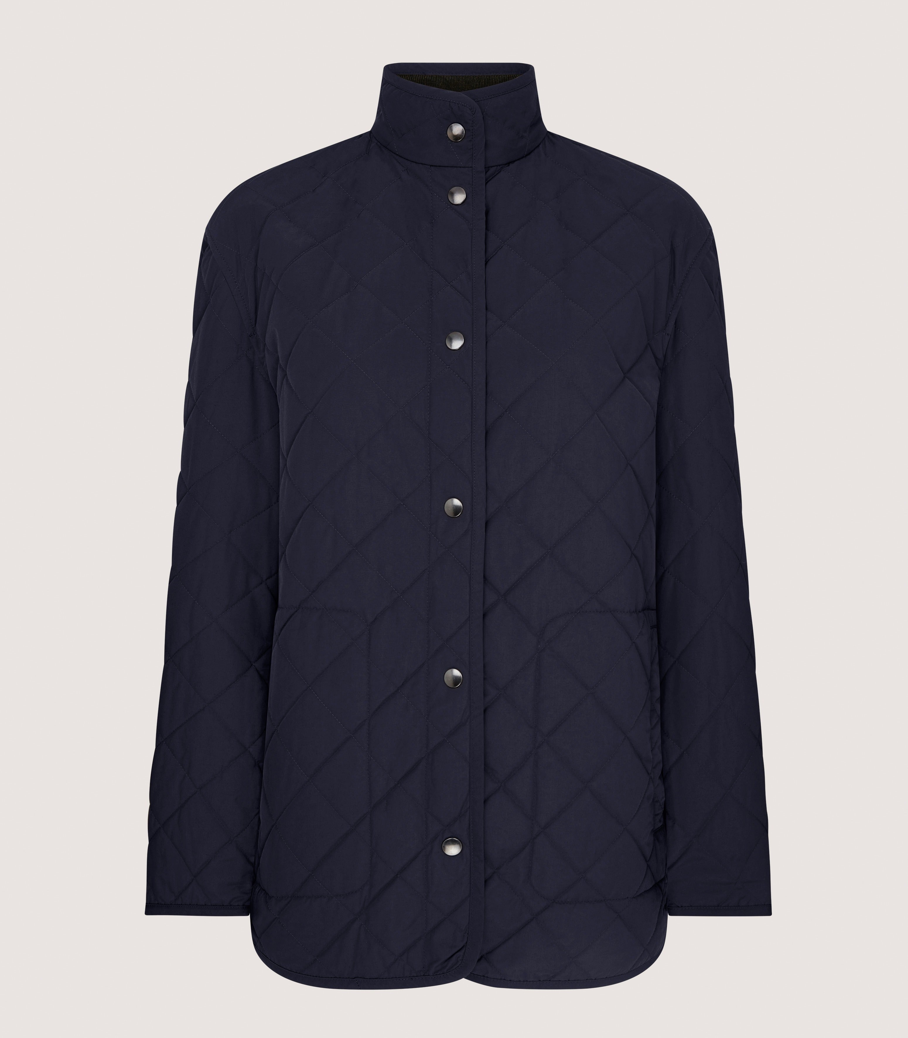 Purdey | Outerwear | Women's Navy Quilted Purdey Jacket