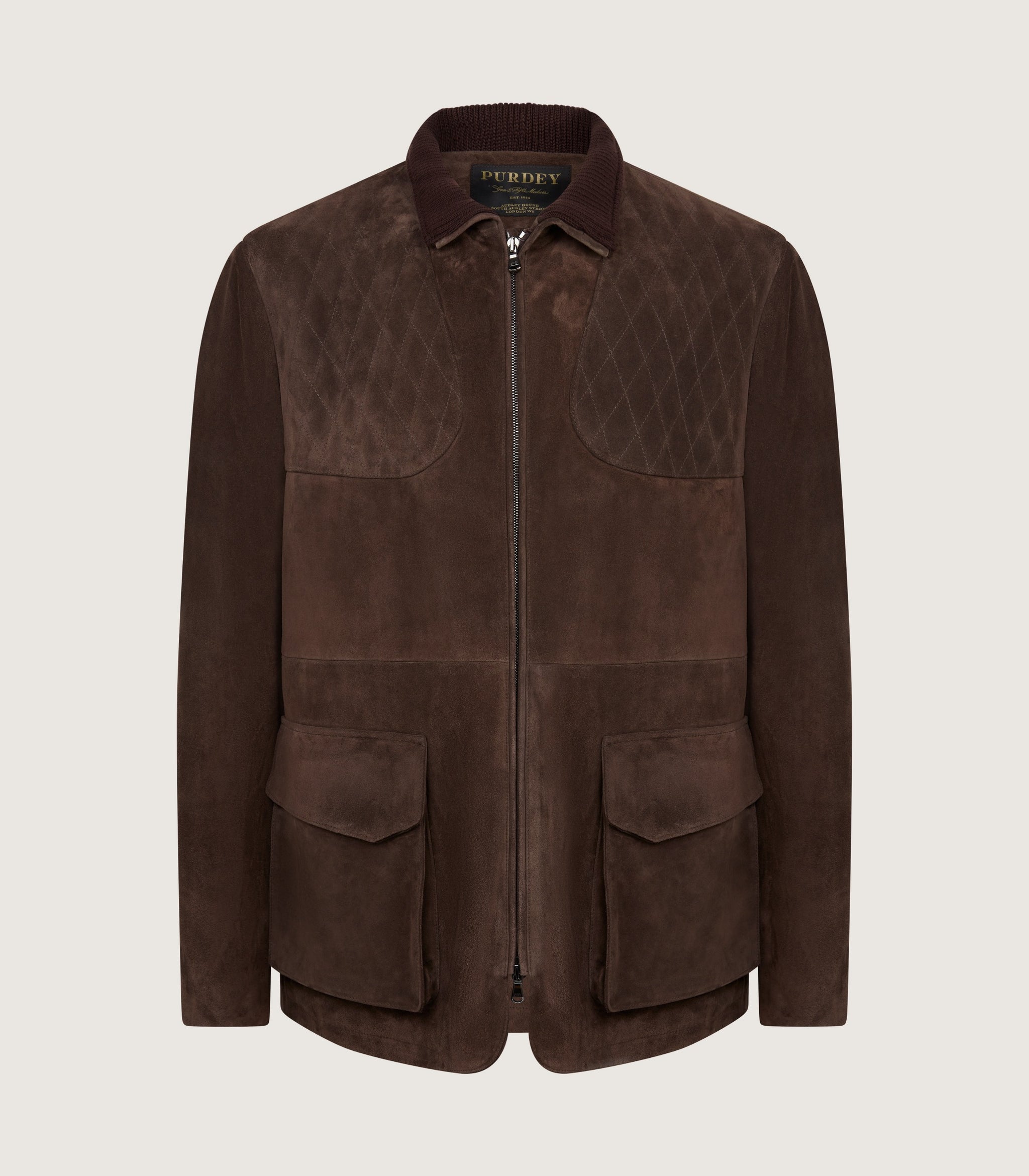 Purdey | Outerwear | Men's Acton Jacket In Walnut