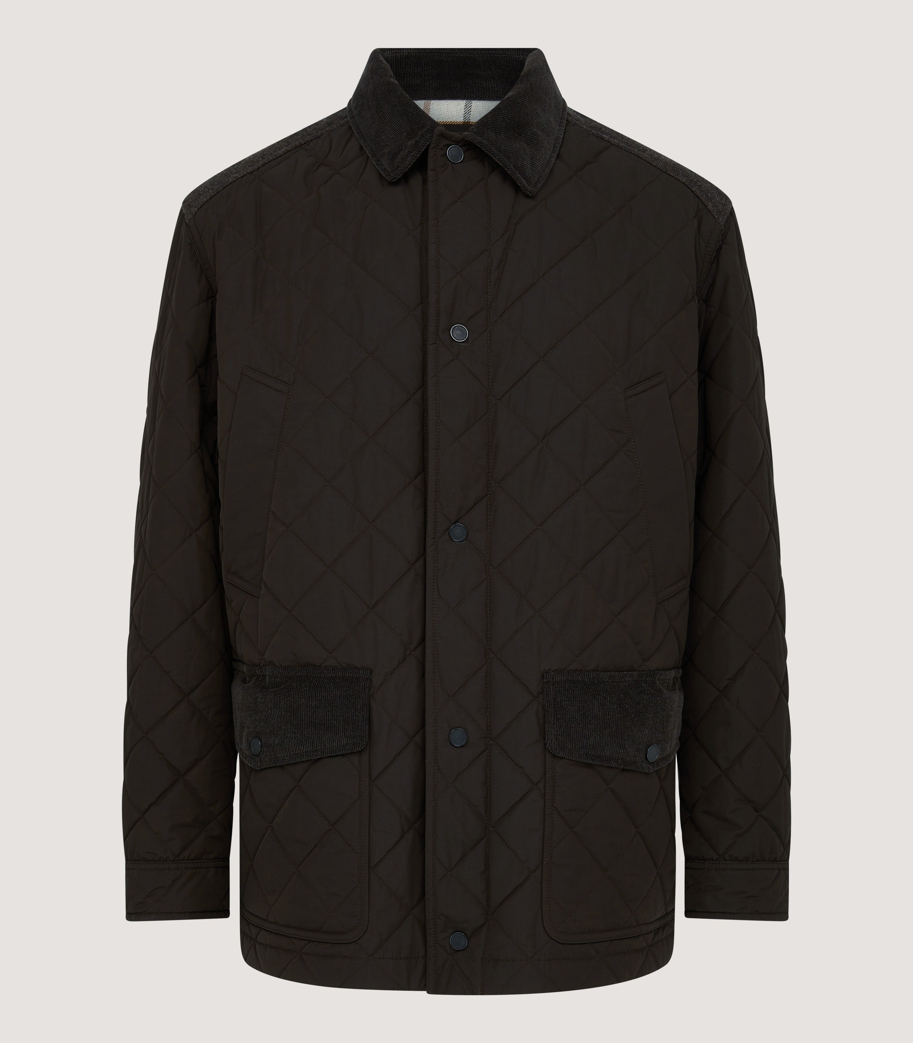 Purdey | Outerwear | Men's Winchester Quilted Jacket in Walnut