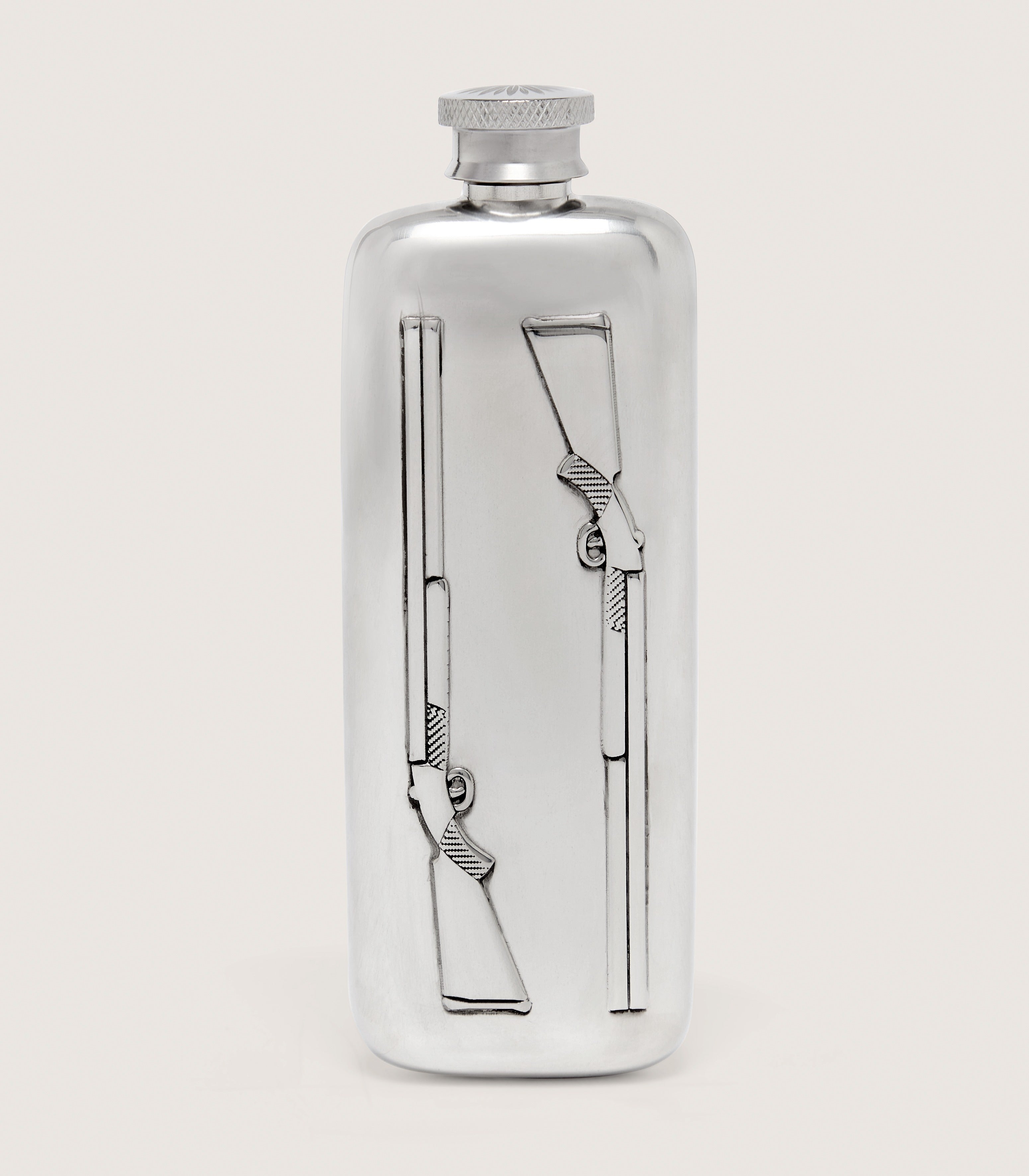 Purdey | Field | Pewter Boot Flask In Pewter