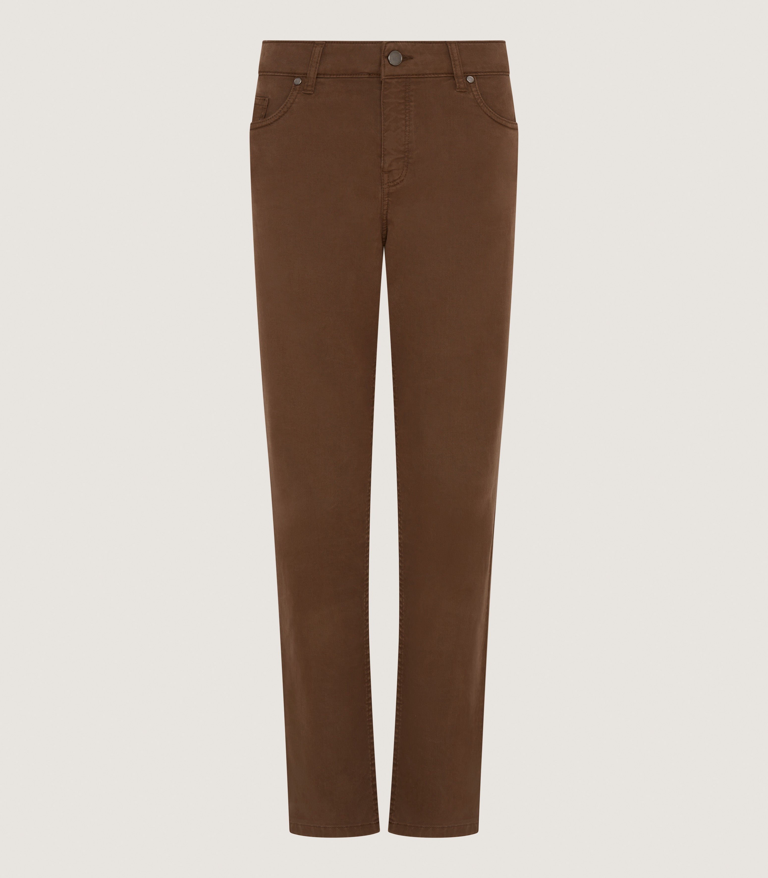 Purdey | Tailoring | Women's Five Pocket Trouser in Walnut