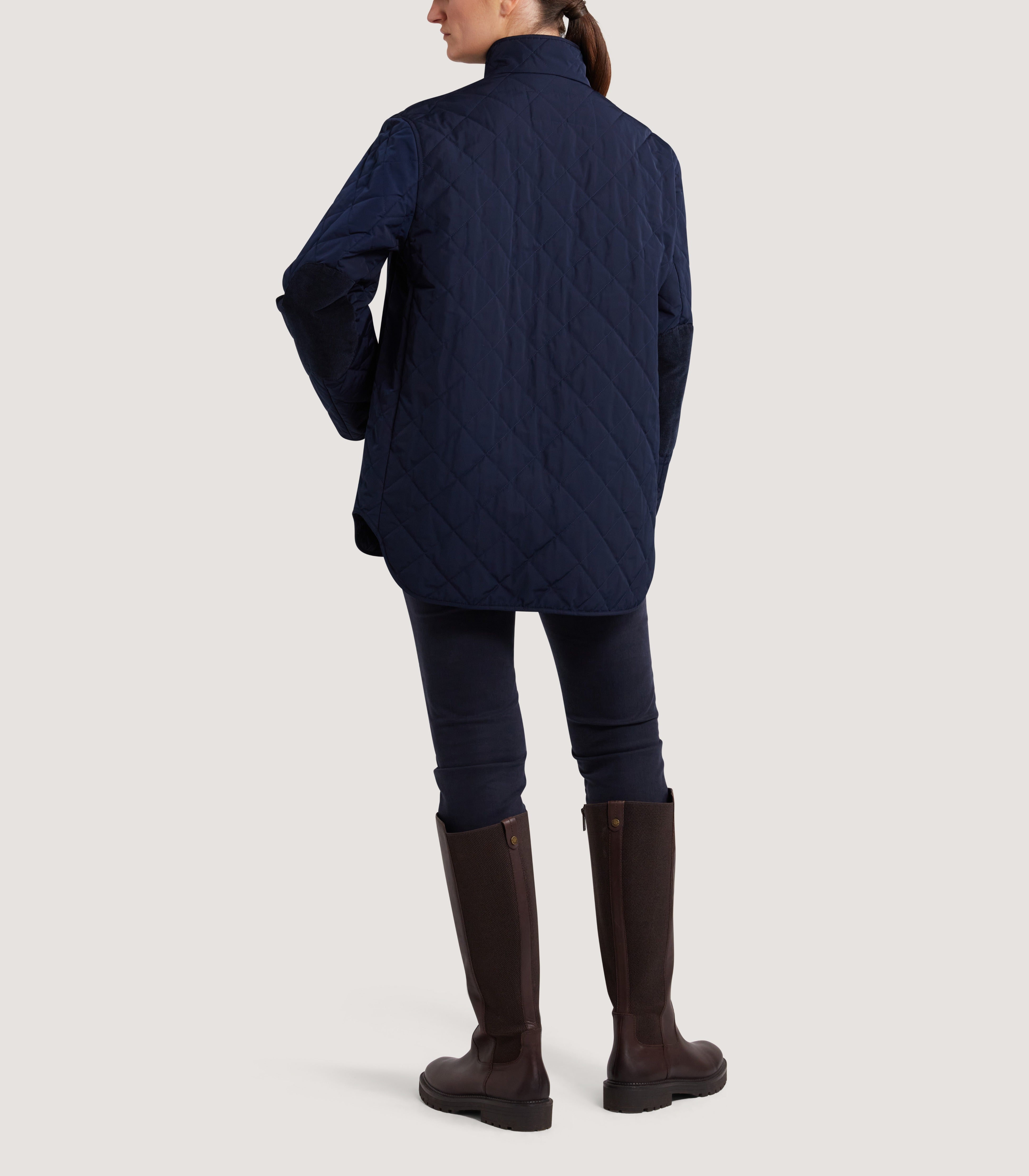 Purdey | Outerwear | Women's Navy Quilted Purdey Jacket