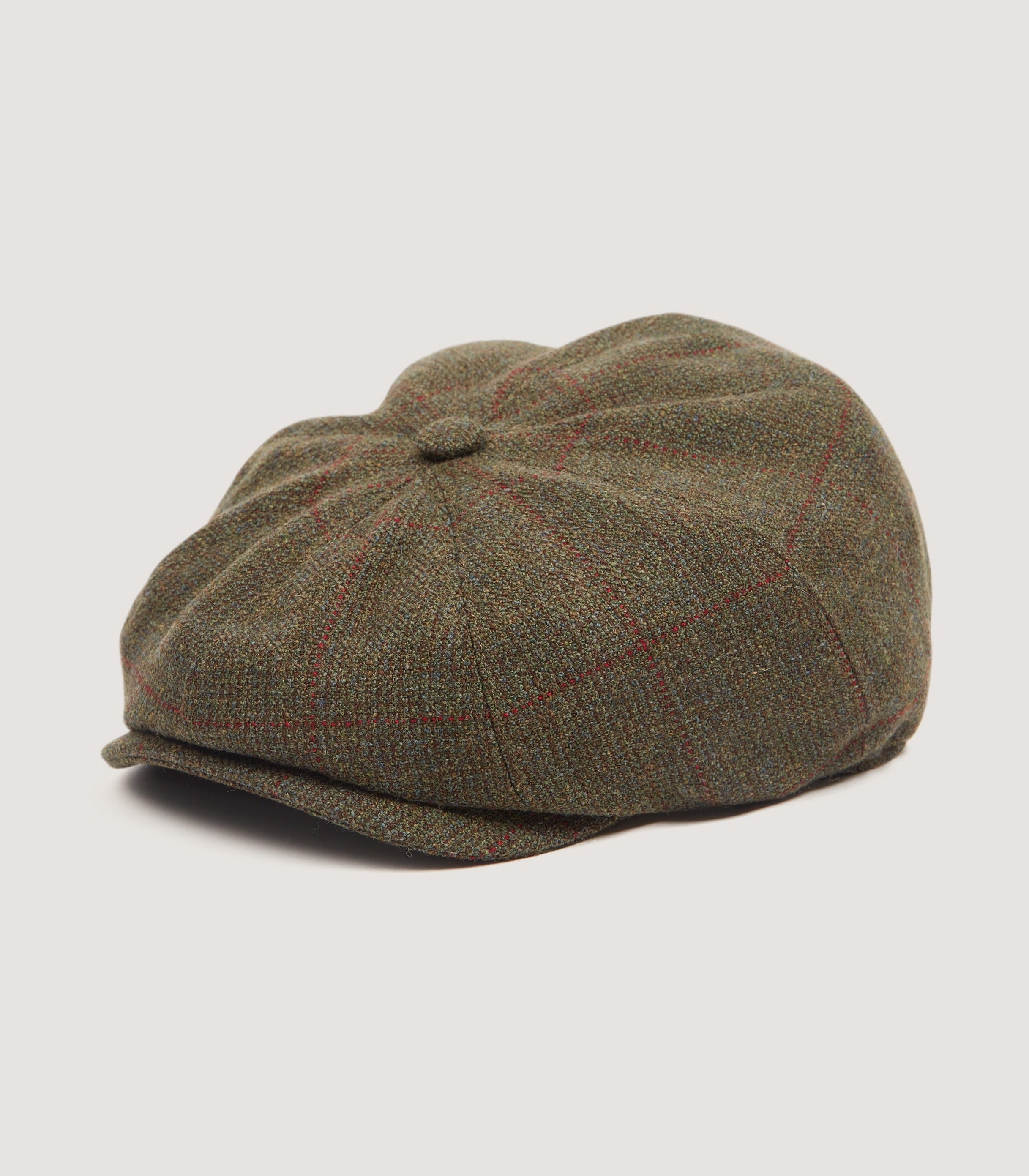 Purdey | Hats | Dalby Tweed Bakerboy Cap in Alum