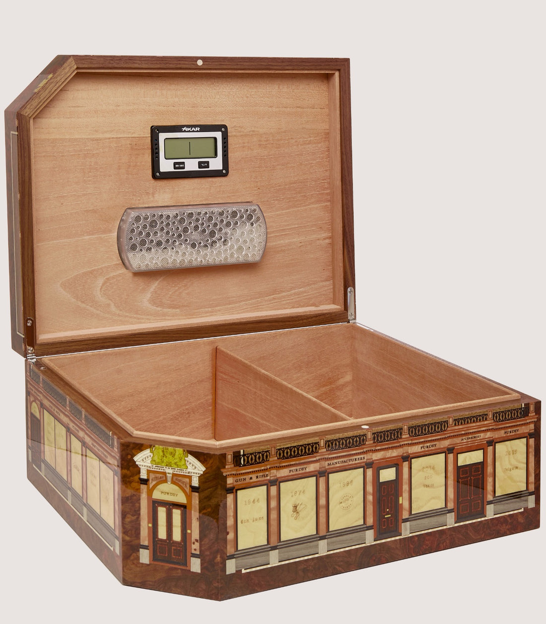 Purdey | Home | Audley House Marquetry Humidor In Natural