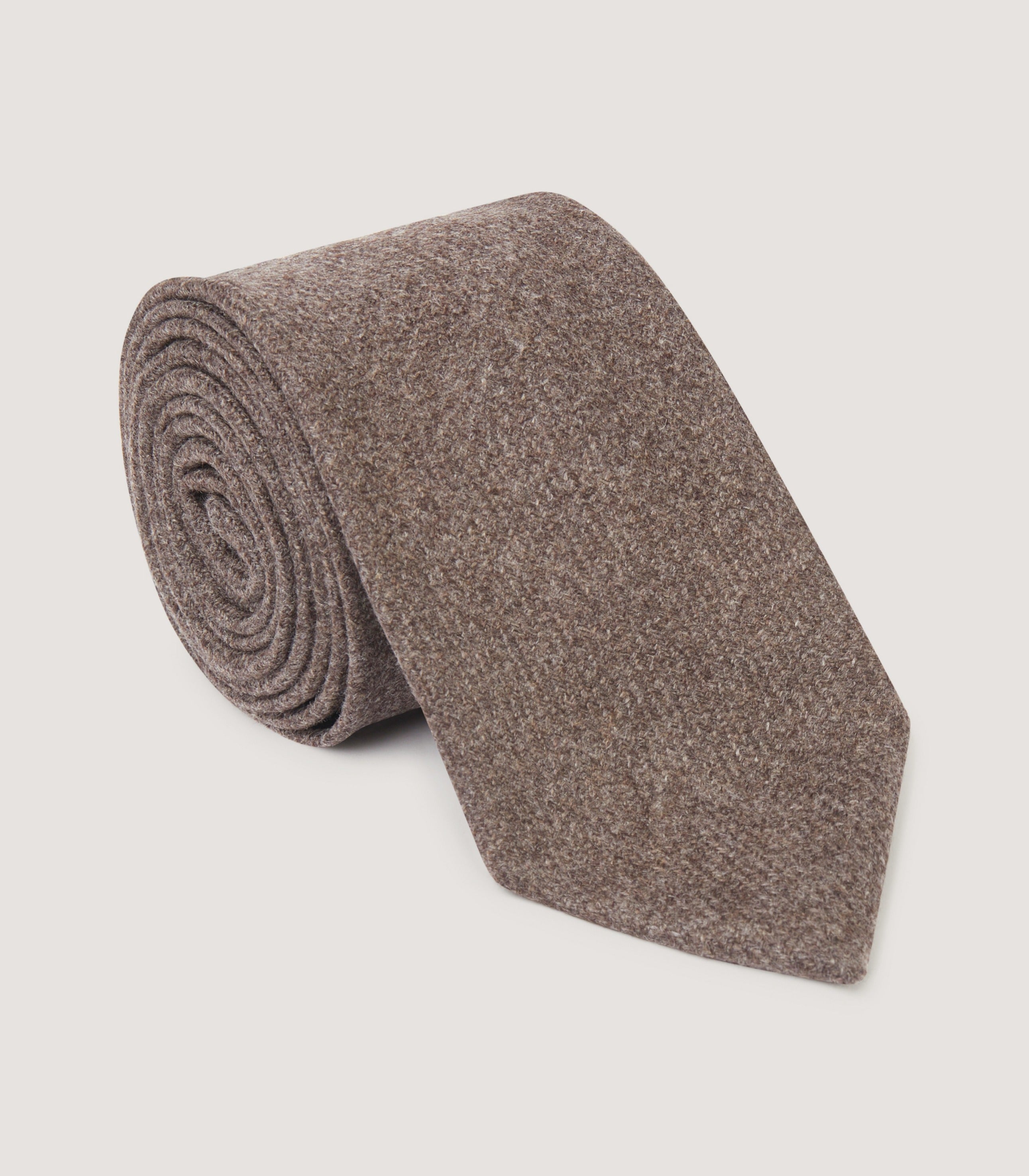 Purdey | Ties | Cashmere Tie In Stone